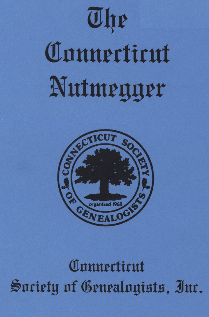 The Connecticut Nutmegger Volume 46 (2013) Now Available – American ...