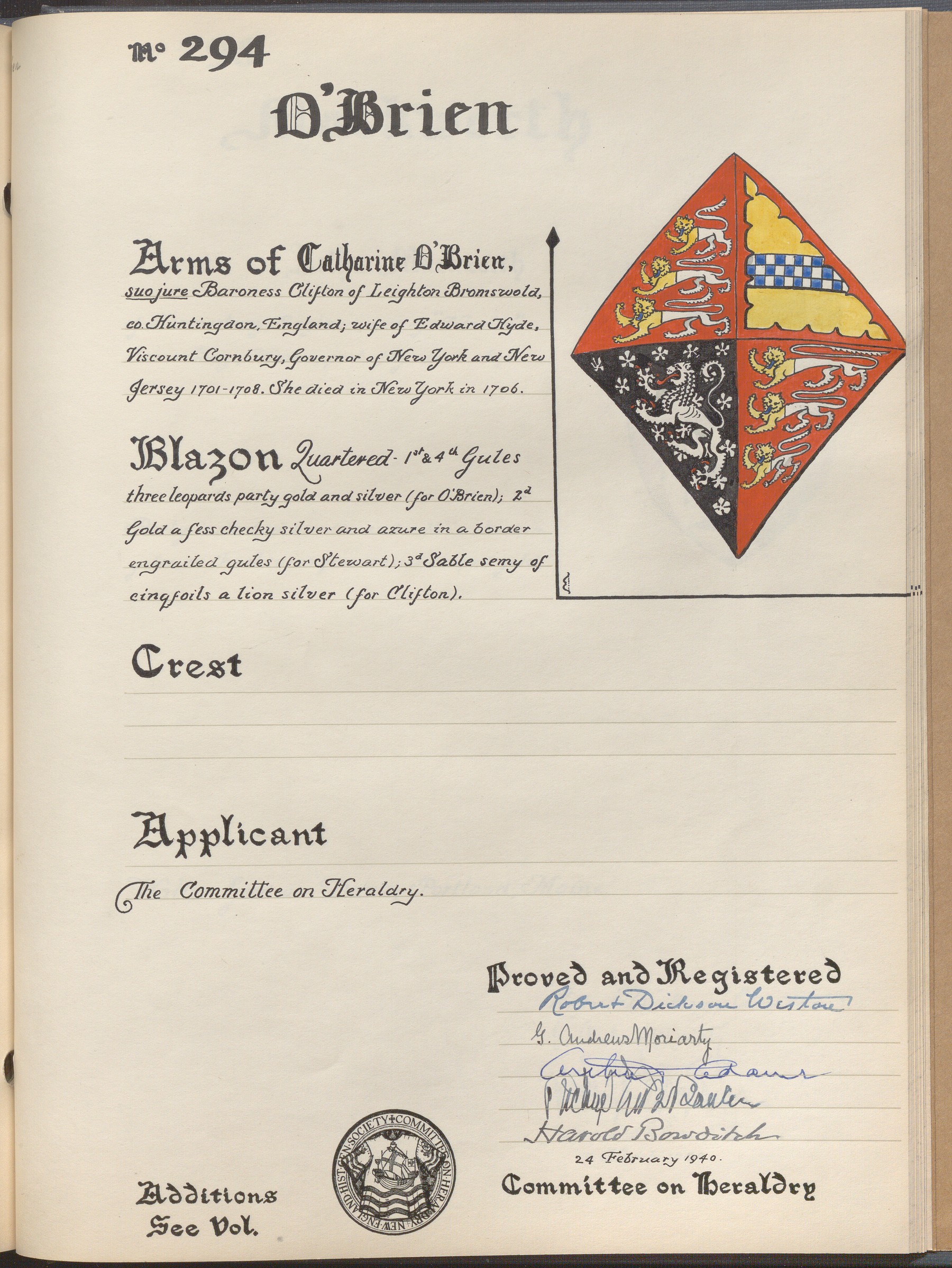 New Database: Roll of Arms Registered by NEHGS, 1915-1945 – American ...