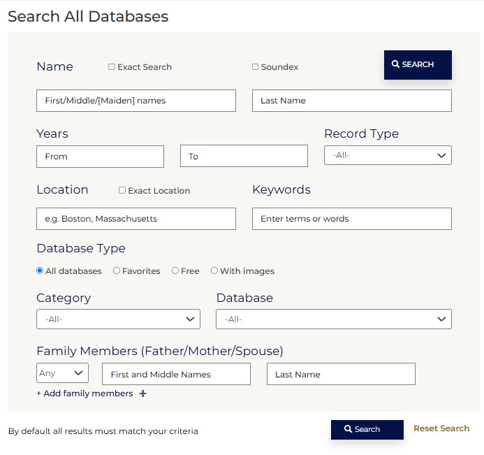 Search Tips – American Ancestors Database News